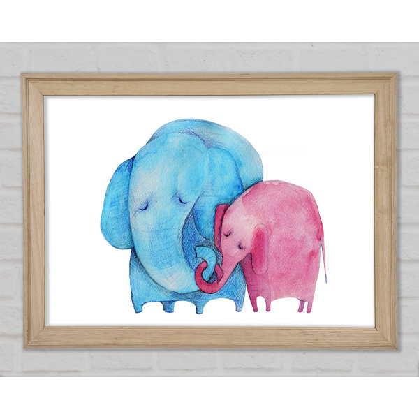 Bright Star Mutter und Baby Elefant - Druck | Wayfair.de